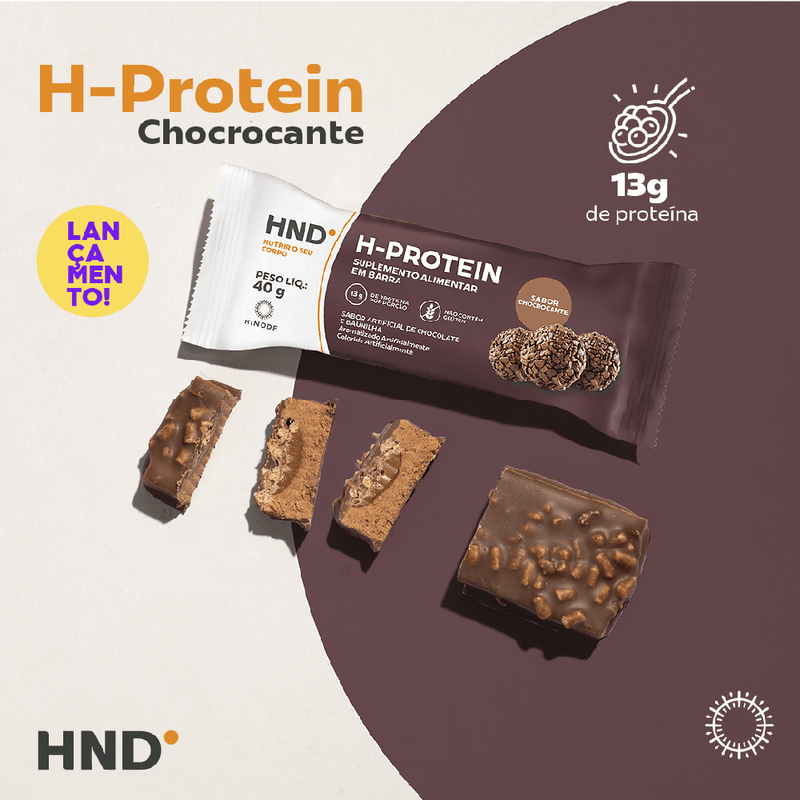 H-Protein Barrita Proteica Sabor Chocolate 40g - Hinode Uruguay